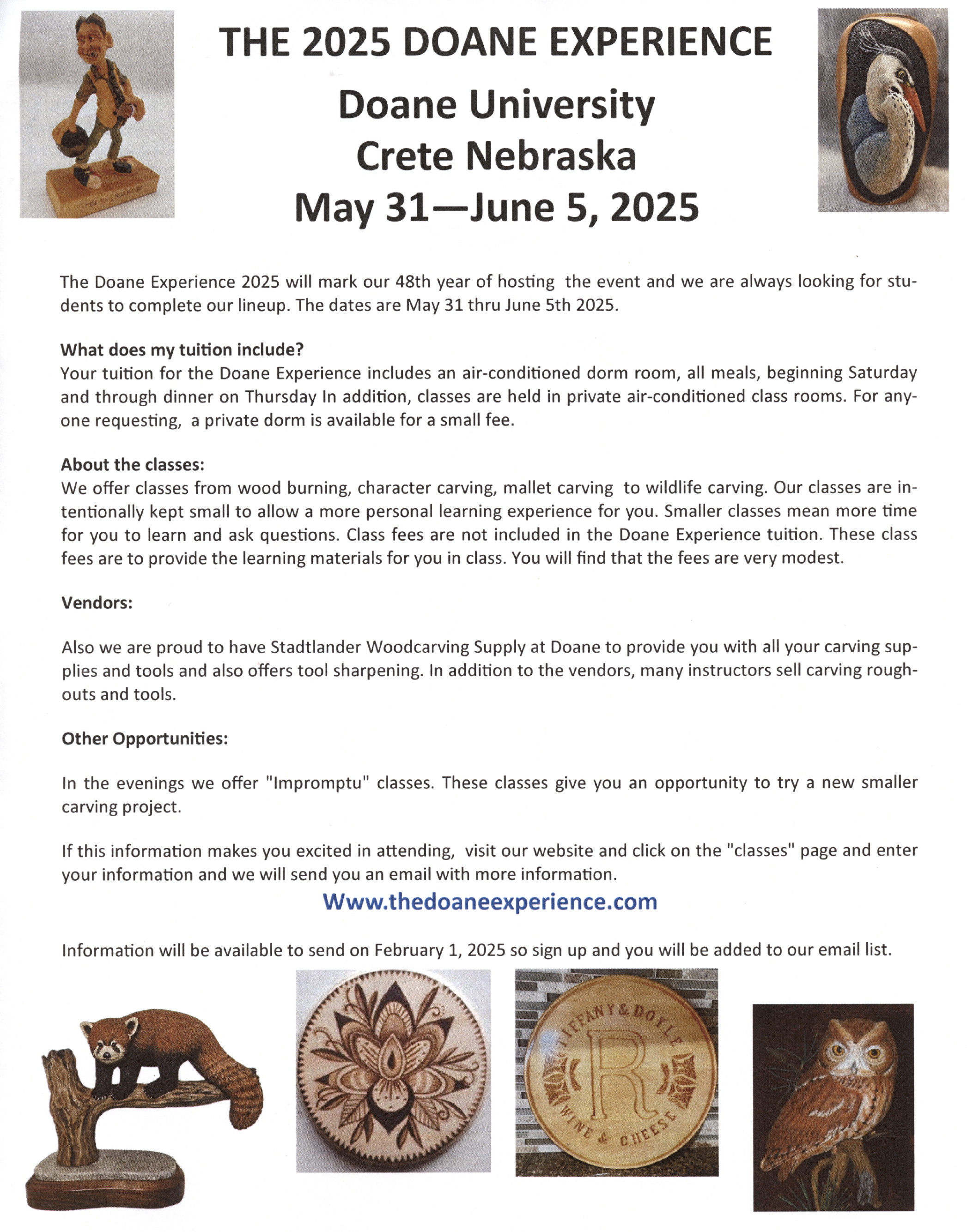 Doane Experience – Carving Hub